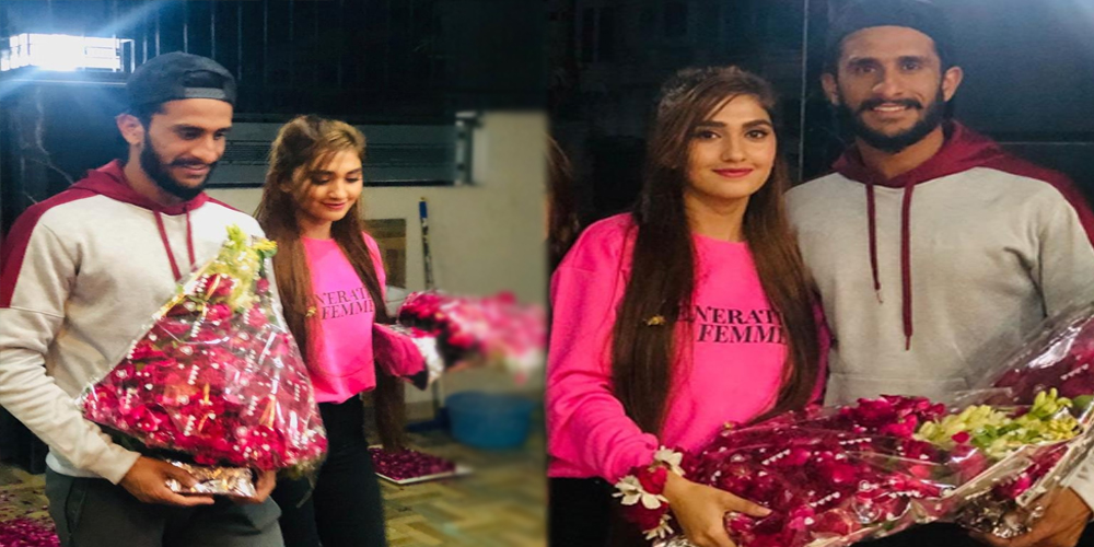 Hasan Ali reaches Pakistan with wife, Samiya Arzoo