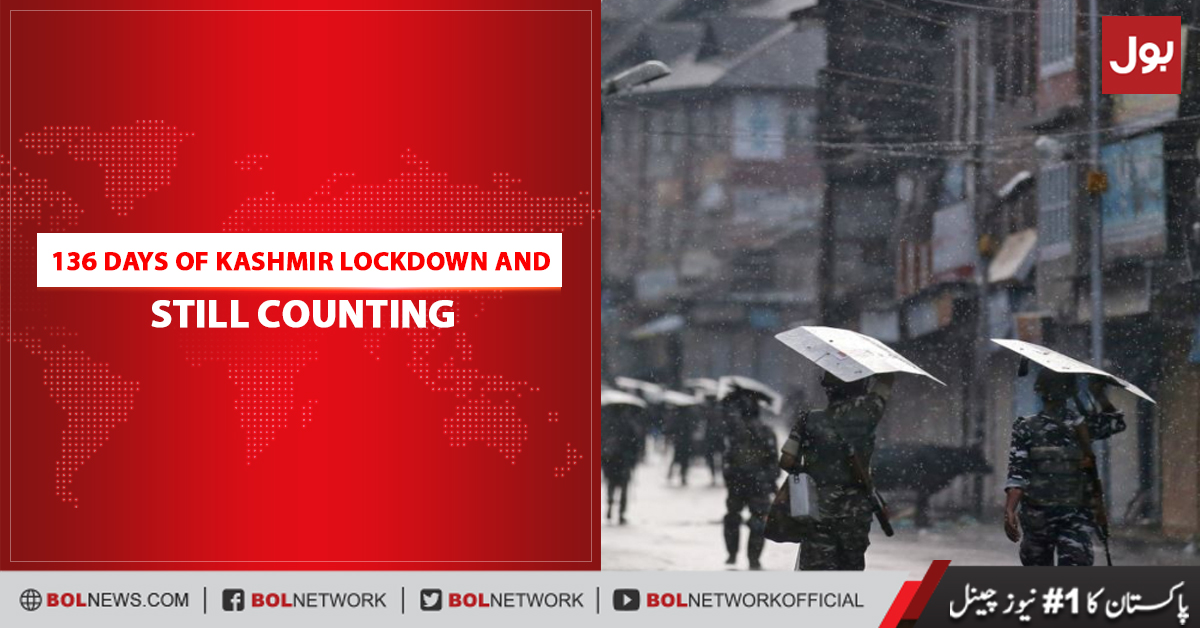135 days of Occupied Kashmir Lockdown and still counting