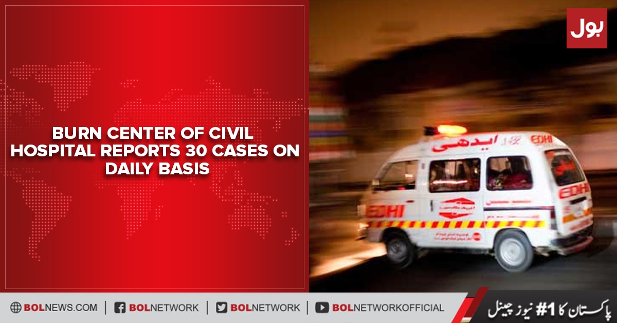 Burn Center of Civil Hospital reports 30 cases on daily basis