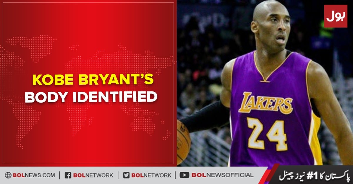 Kobe Bryant's body identified after remains recovered