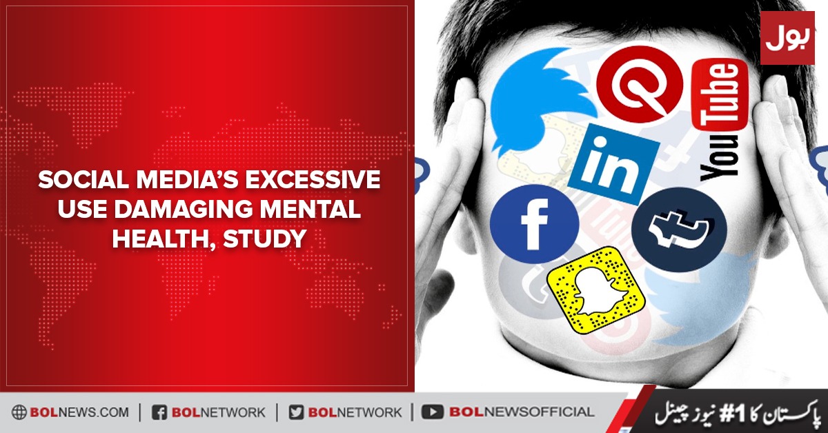 Mental Health could damage over excessive use of Social media