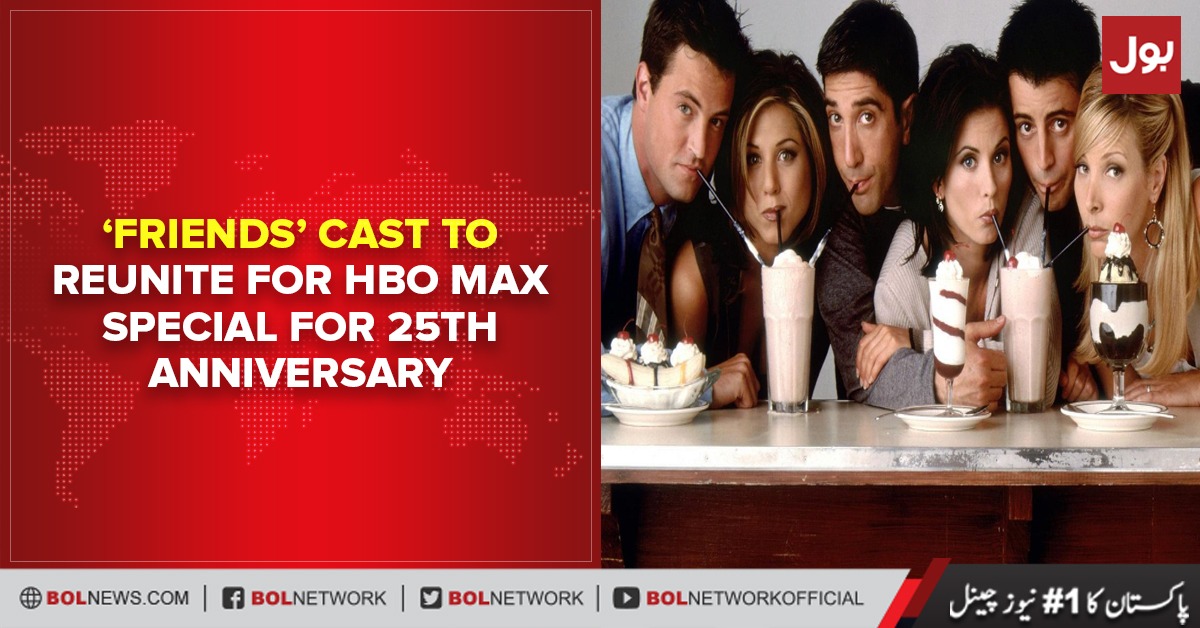 Friends cast to reunite for HBO Max special for 25th anniversary