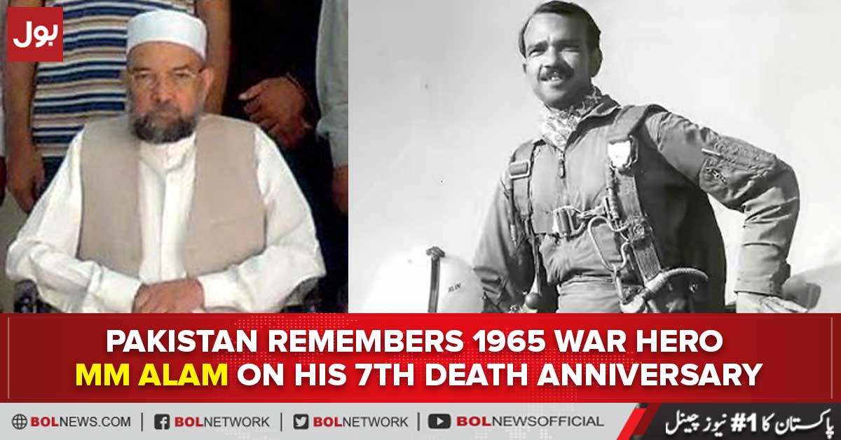 Pakistan remembers 1965 war hero MM Alam on his 7th death anniversary ...