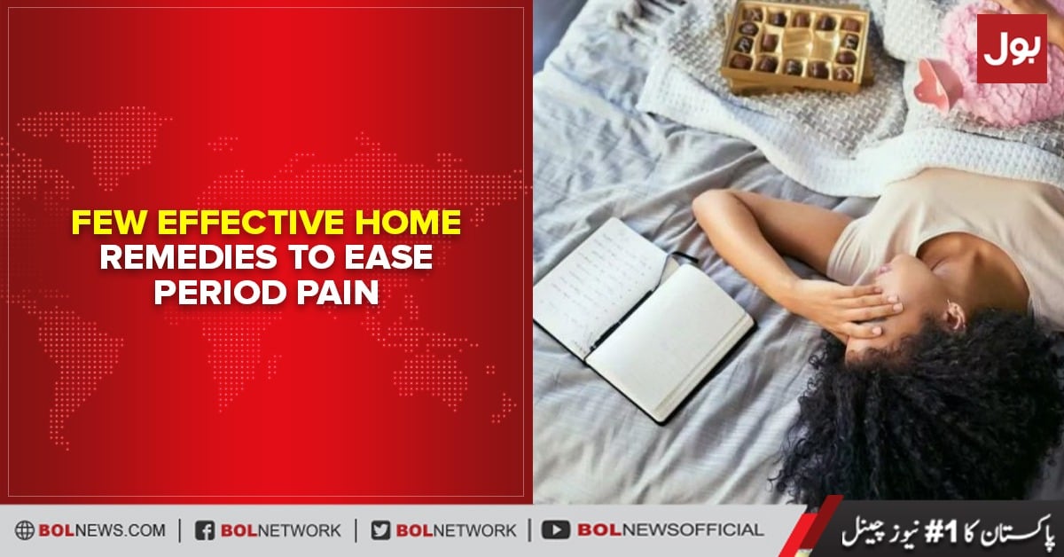 Pain during periods can be reduced following the few home remedies