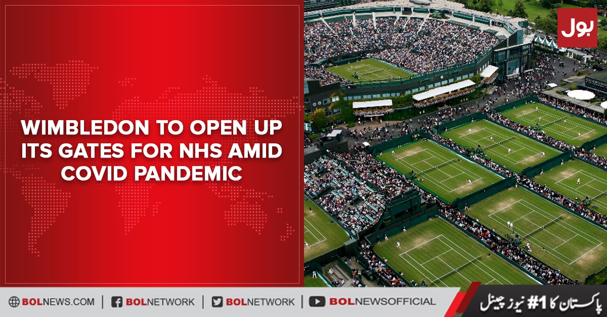 Wimbledon to open up its gates for NHS amid COVID Pandemic