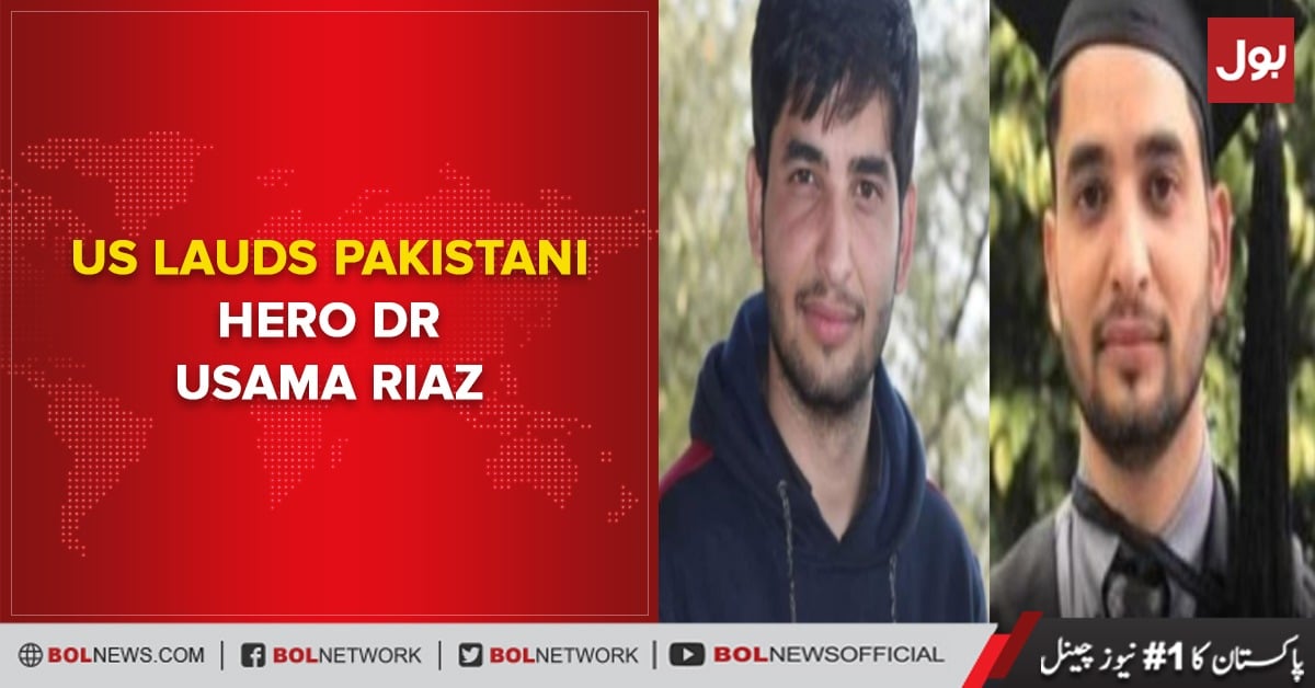 Pakistani hero Dr Usama Riaz lauded by US for his services