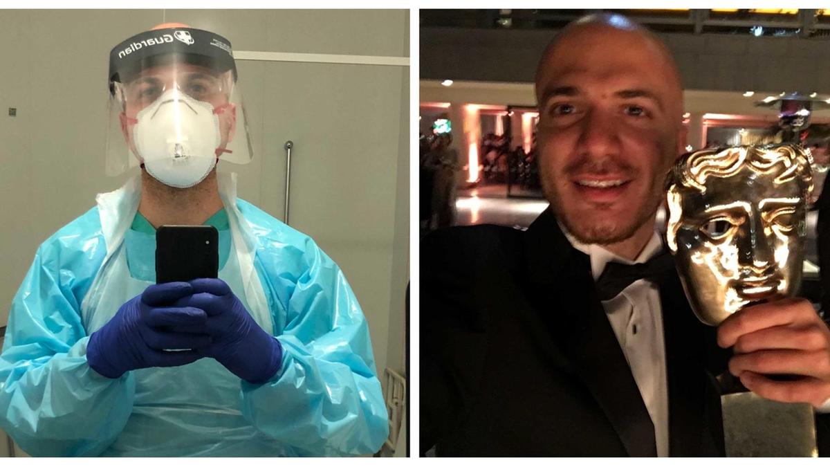 Syrian filmmaker Hassan Akkad joins NHS hospital staff as a cleaner
