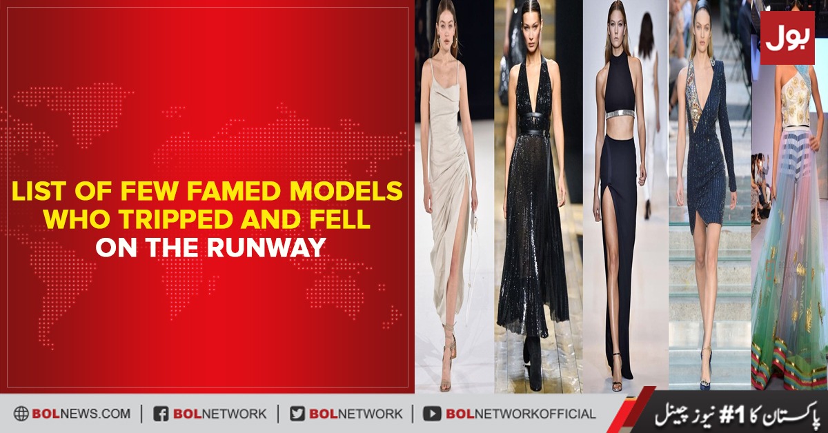 List of few famed models who tripped and fell on the runway