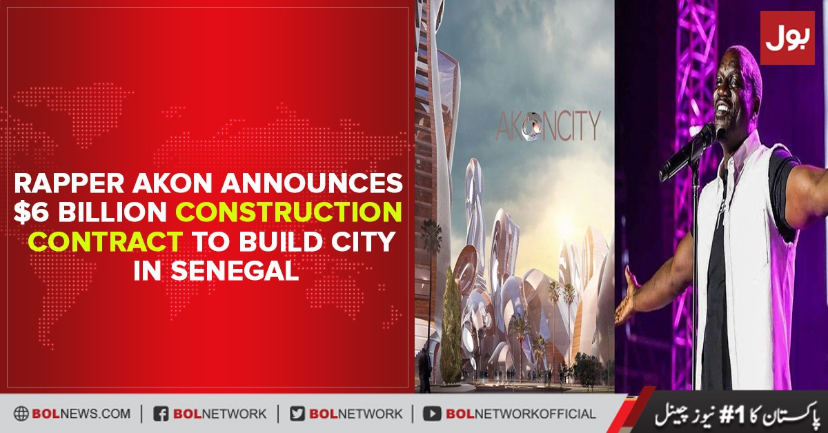 Rapper Akon announces $6 billion construction contract in Senegal