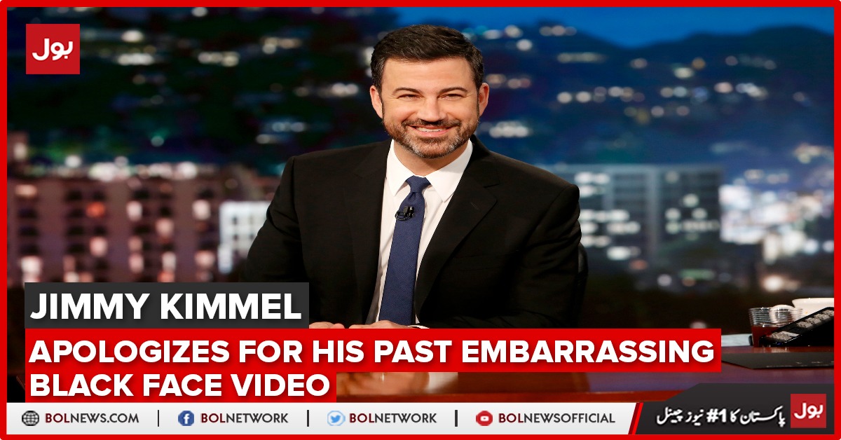 Jimmy Kimmel apologizes for his past embarrassing black face video