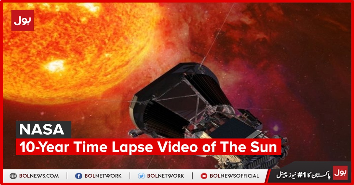 NASA releases a 10-year time lapse video of the Sun