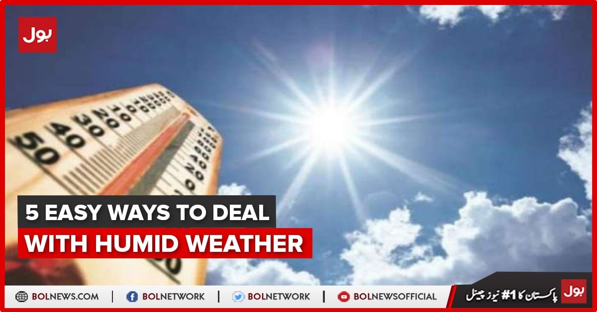 5 easy ways to deal with humid weather