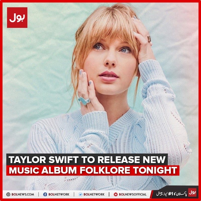 Taylor Swift to release new music album Folklore tonight