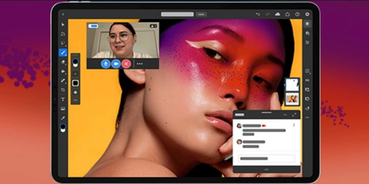 Adobe builds live-streaming in Photoshop and Illustrator for iPad