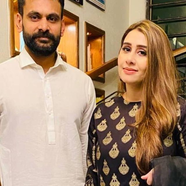 Have a look at stunning photos of Mohammad Hafeez and family