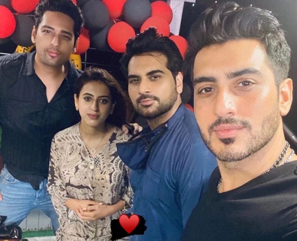 Aleena Salman Saeed Pictures of celebrating her birthday