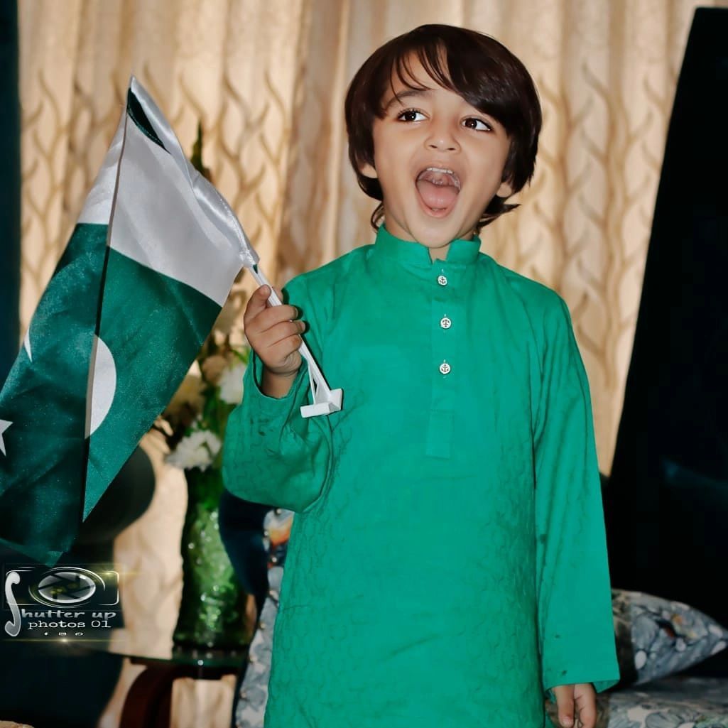 Shafaat Ali and his family are celebrating the Independence Day