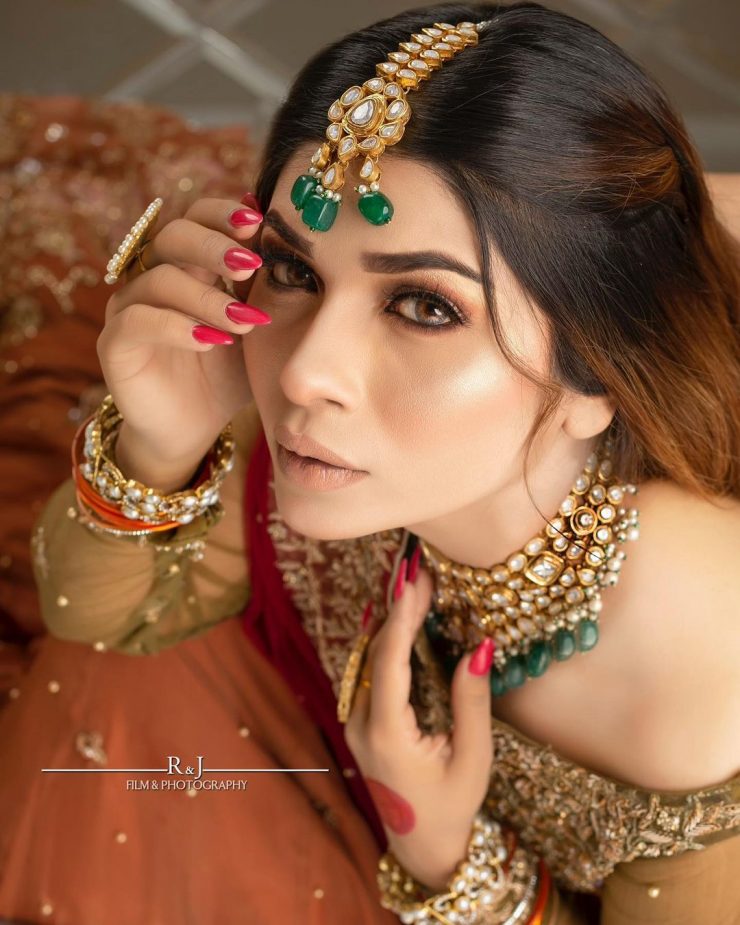 Mahi Baloch's latest bridal shoot increases her ethereal beauty, see photos