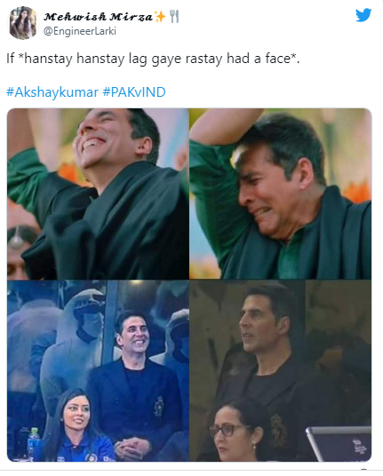 Twitter is abuzz with hilarious memes on Akshay after Pakistan historic win