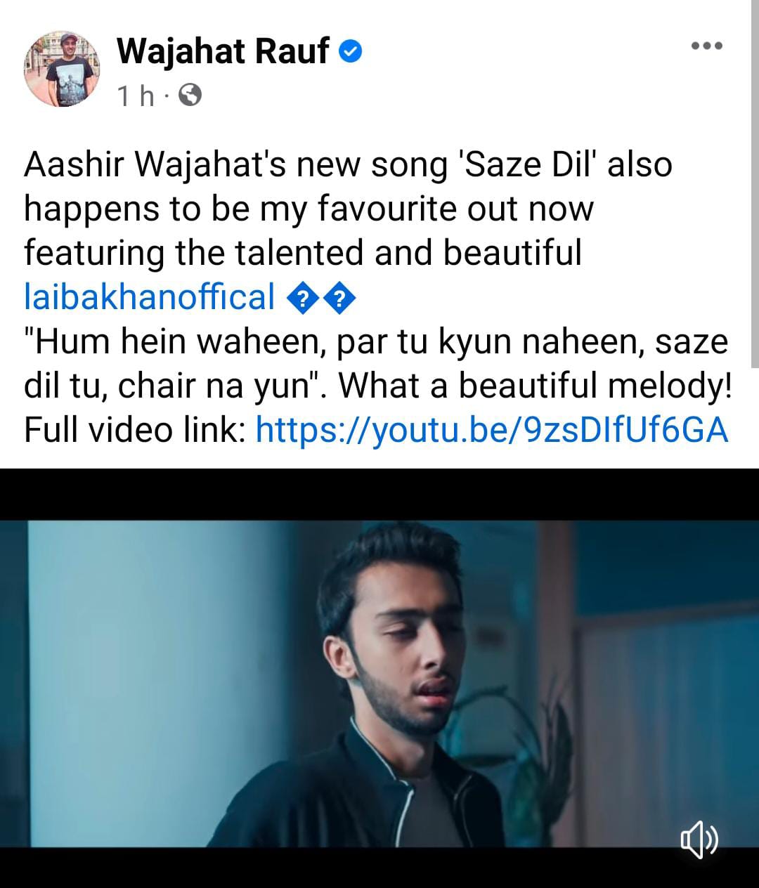 Aashir Wajahat drops new single ‘Saaz-e-Dil’ featuring Laiba Khan - BOL ...