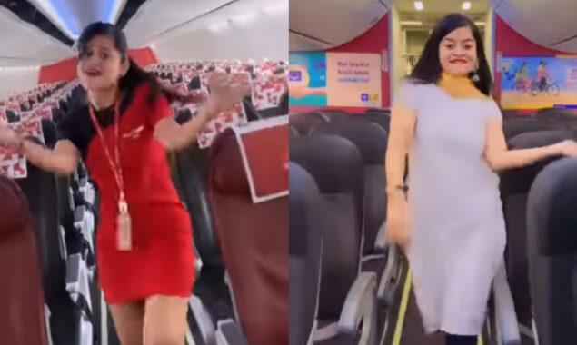 Viral Video: SpiceJet Air Hostess grooves on Balam Pichkari in empty flight