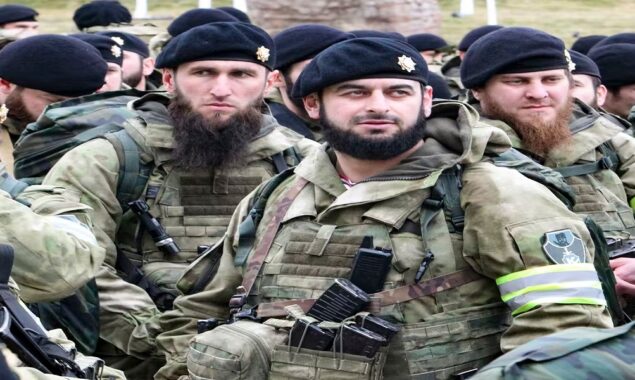 The Chechens fighting Russia on the front line