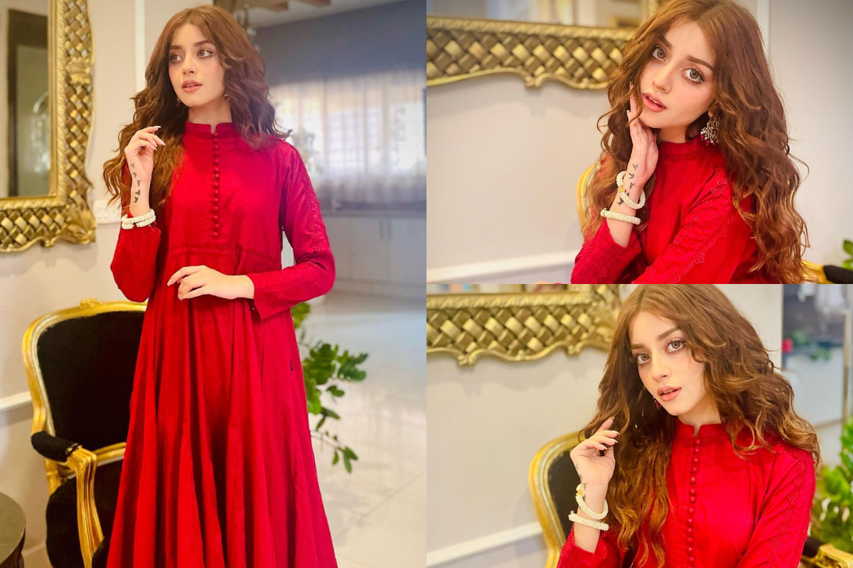 Alizeh Shah looks awesome in alluring red outfit - BOL News