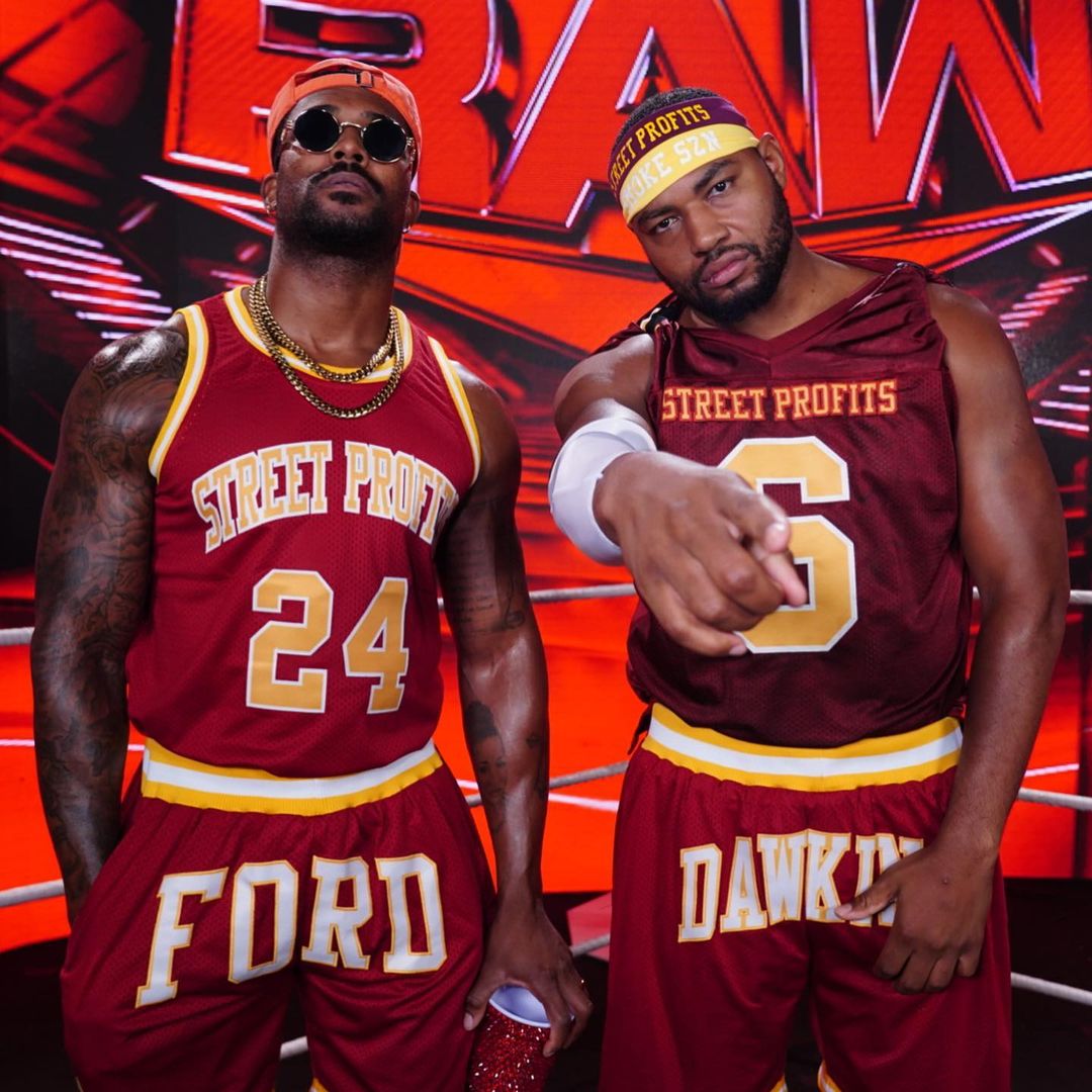 Montez Ford with his tag team partner, see pics