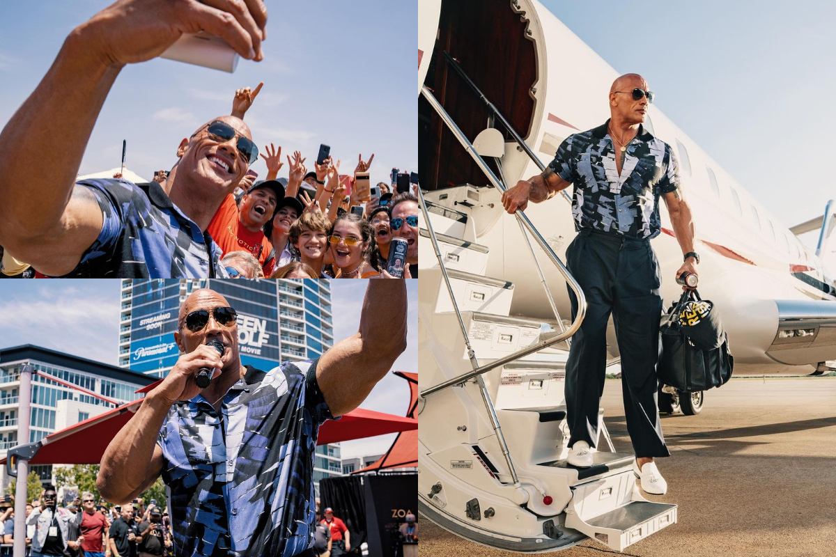 Dwayne Johnson arrived for his movie promotion, see pics