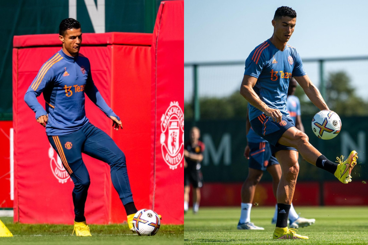 Cristiano Ronaldo showing mad football skills, see pics