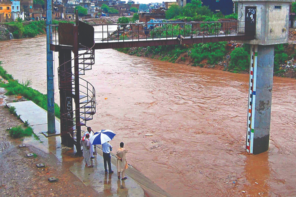 Nullah Lai sustained heavy rains