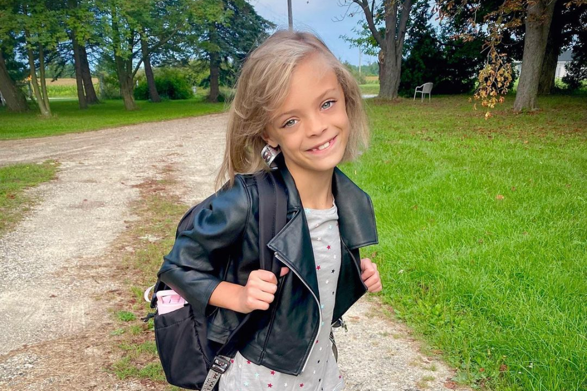 Tyler Baltierra shares picture from Novalee's first day of school
