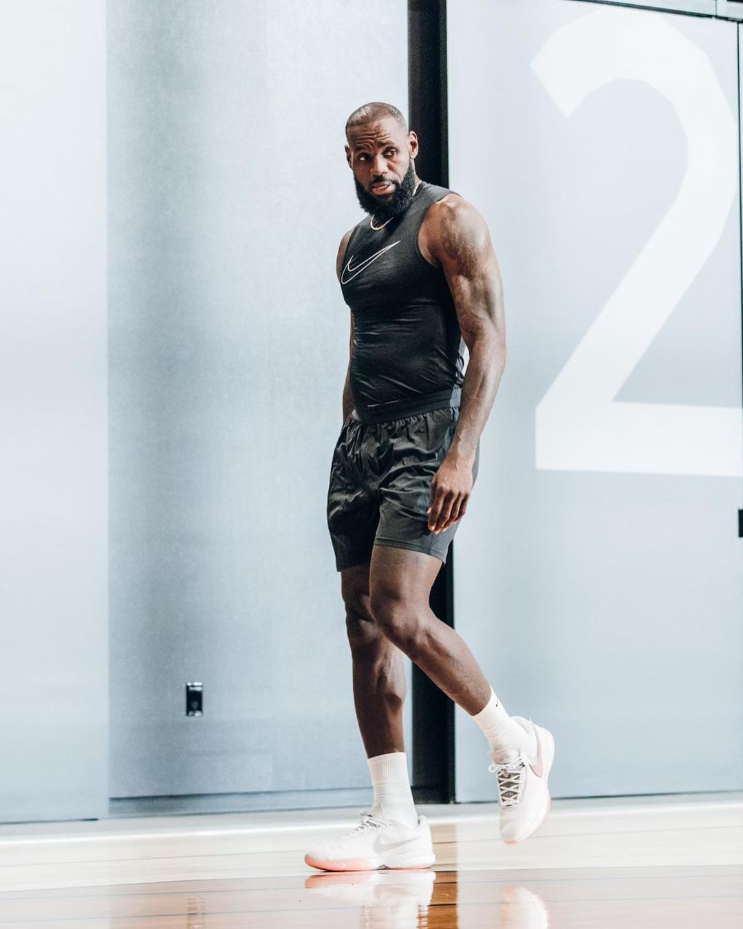 LeBron James looking in great shape, see pics