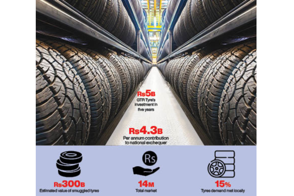 Smuggled tyres causing Rs50B loss to national kitty