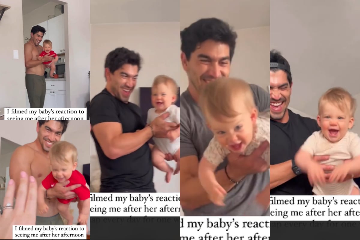 Watch viral: Baby girl's reaction when she sees her mother