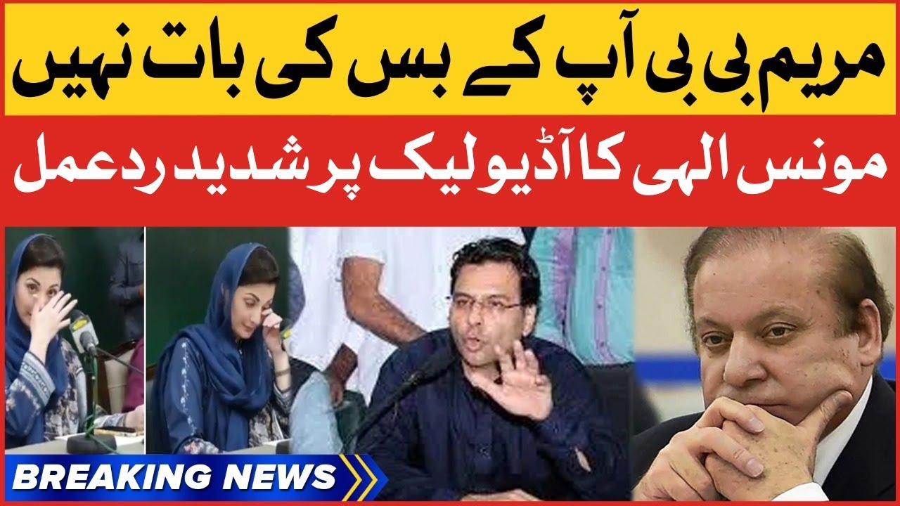 Moonis Elahi Bashes Maryam Nawaz | PMLN Leaders Audio Leak | Breaking ...