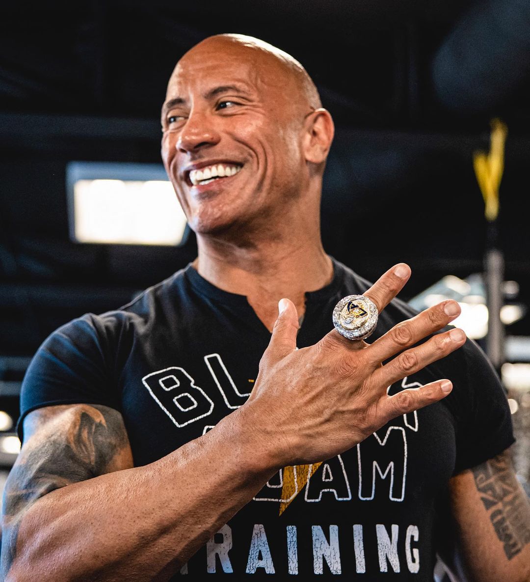 Dwayne Johnson meets Aaron Donald, see pics