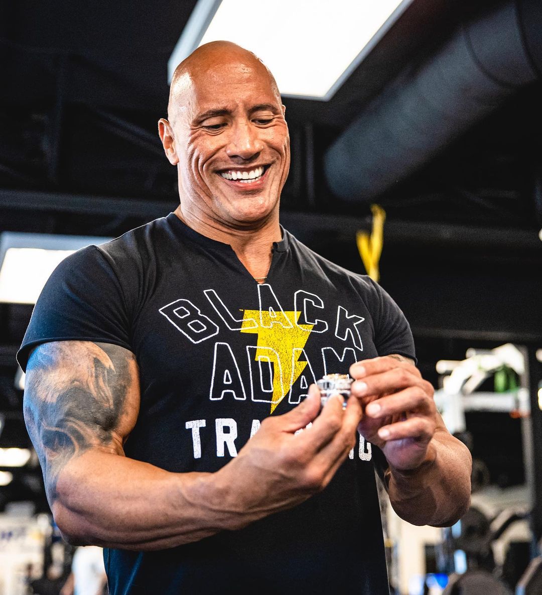 Dwayne Johnson meets Aaron Donald, see pics