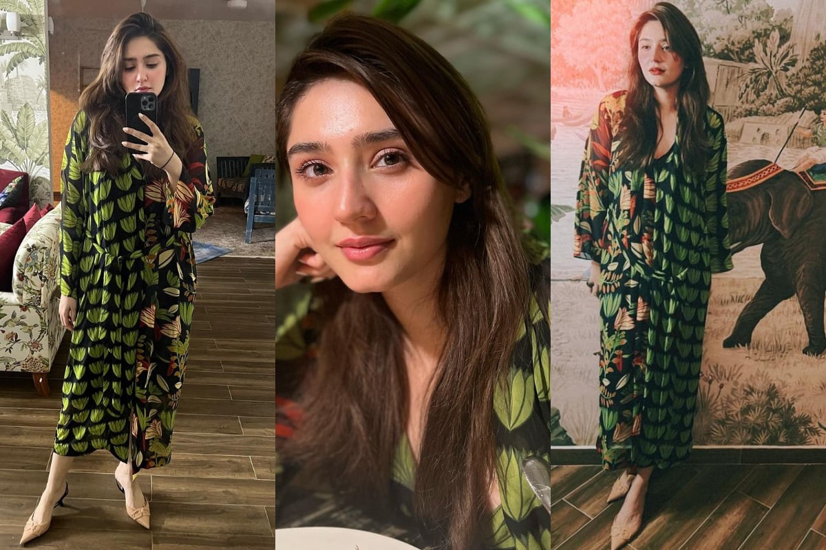 Durefishan Saleem cuts a summery figure in a floral dress