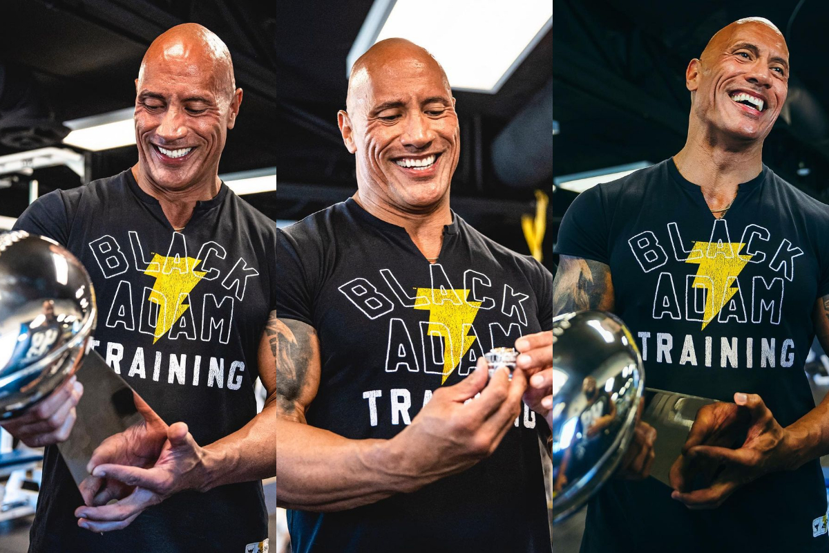 Dwayne Johnson meets Aaron Donald, see pics