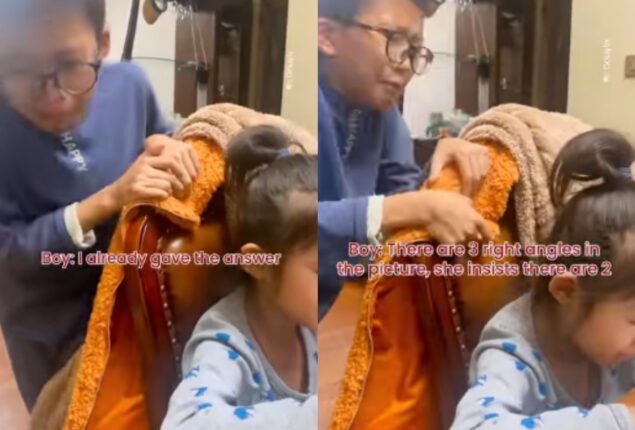 Hilarious Video: Chinese boy cries while teaching math to sister