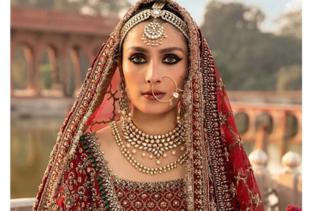 Ayeza Khan looks alluring in bridal photoshoot