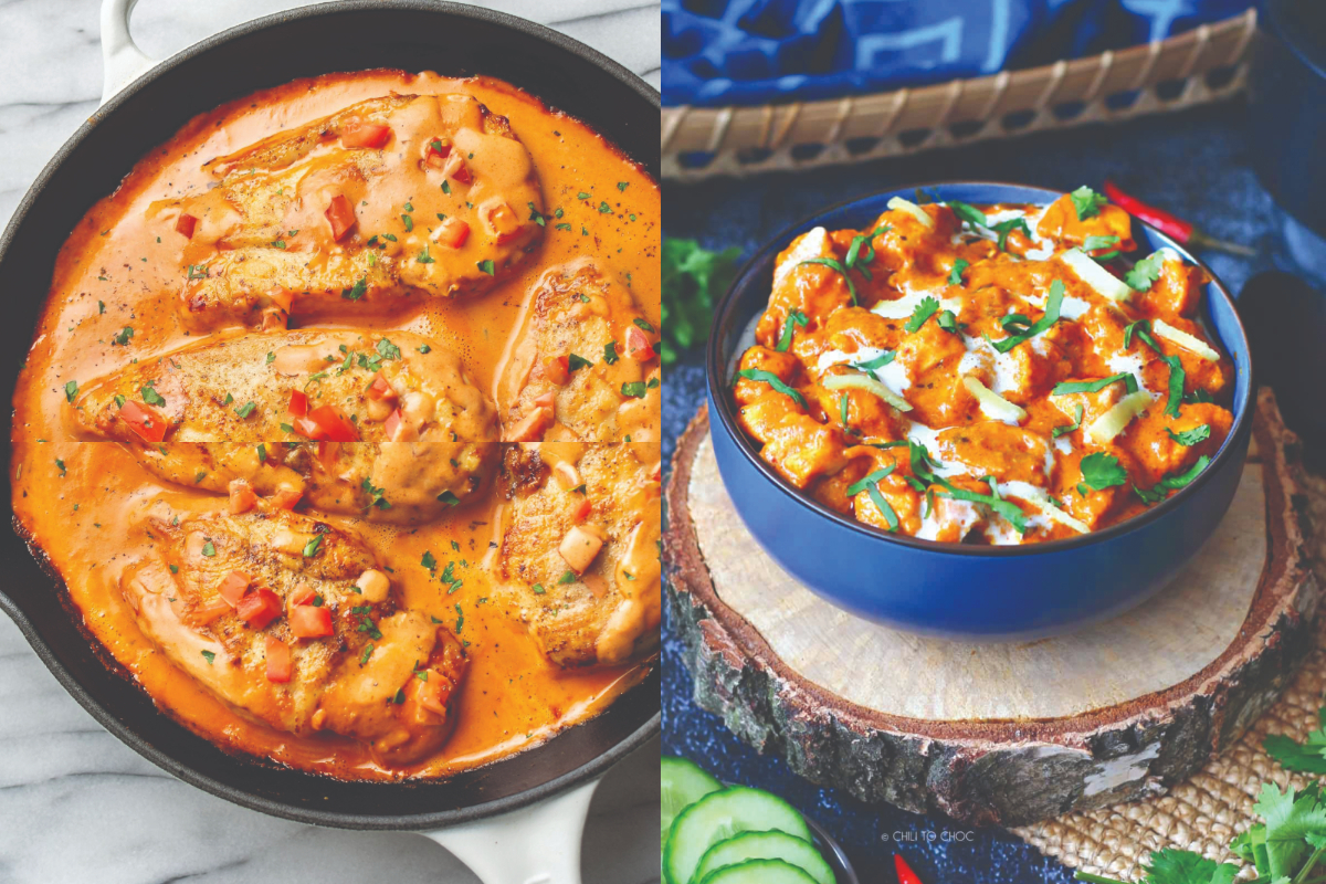 Creamy Tomato Chicken Handi