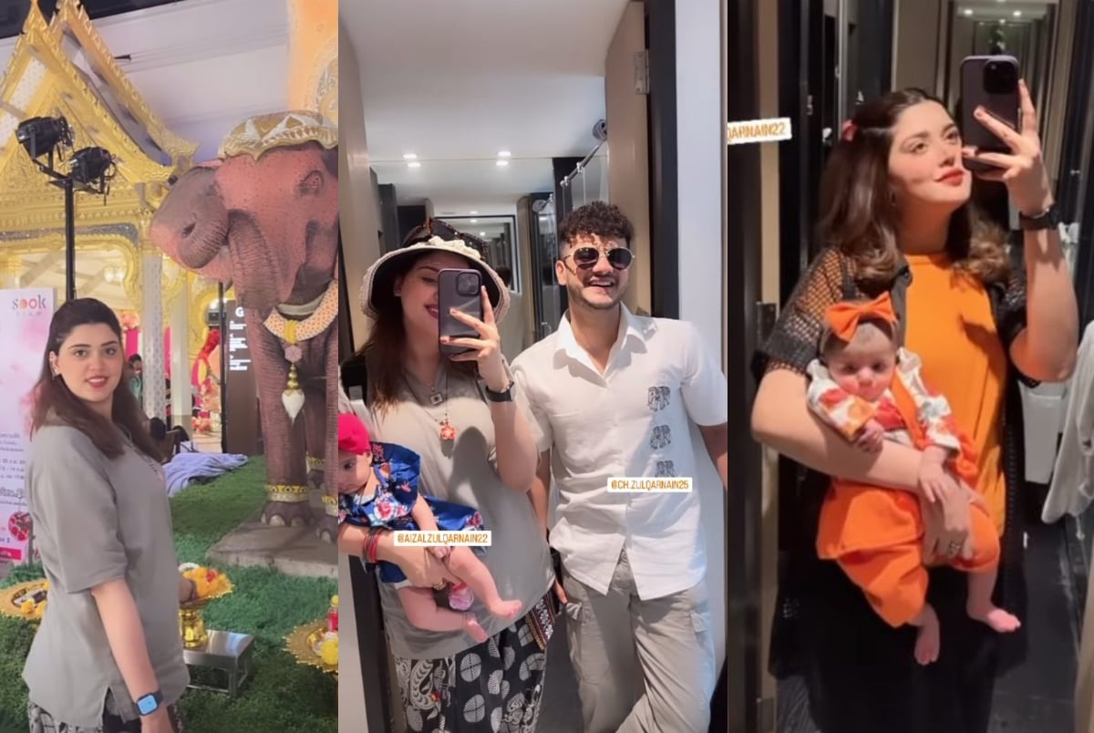 Kanwal Aftab and Zulqarnain Chaudhry's fun vacation in Thailand