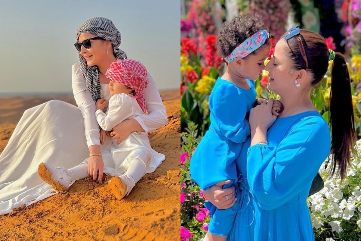 News Anchor Neelum Yousaf shares photos with family in Dubai