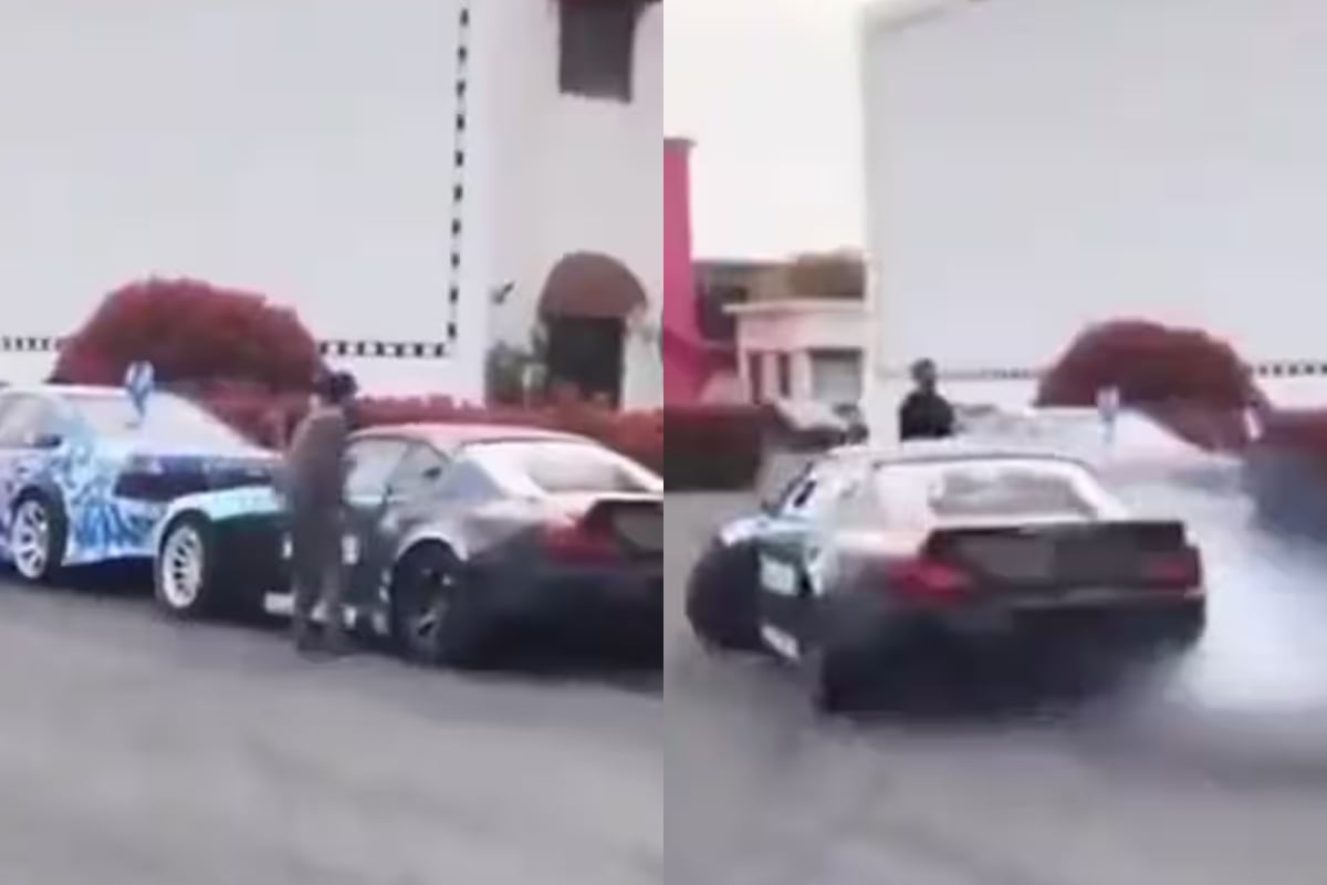 Watch viral: Man applies drifting technique to take out his vehicle