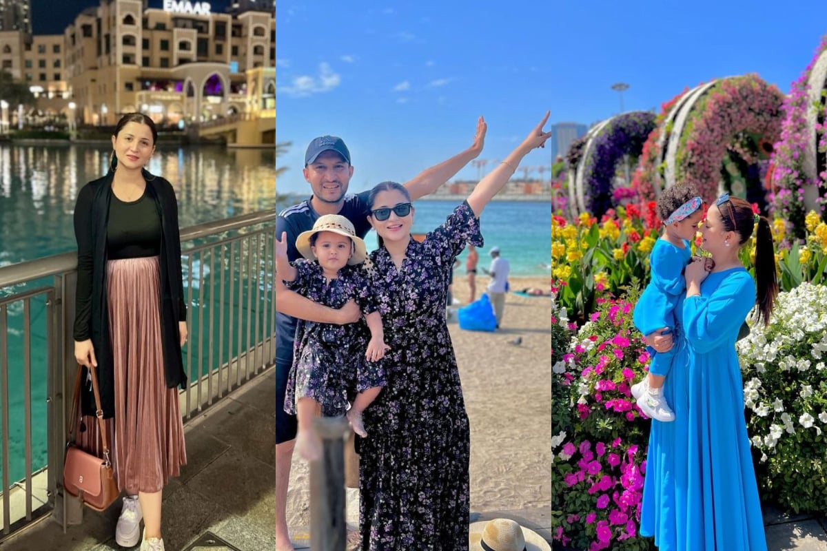 News Anchor Neelum Yousaf Enjoys Trip In Dubai With Family