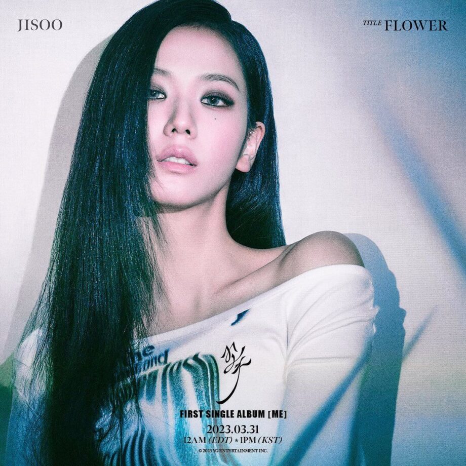 Blackpink's Jisoo Radiates Elegance In White Off-Shoulder Outfit