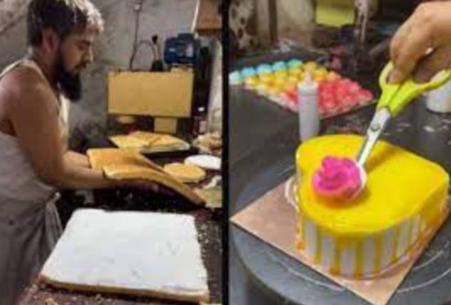 Fascinating Viral Video Reveals Large-Scale Cake Production Captivating Viewers