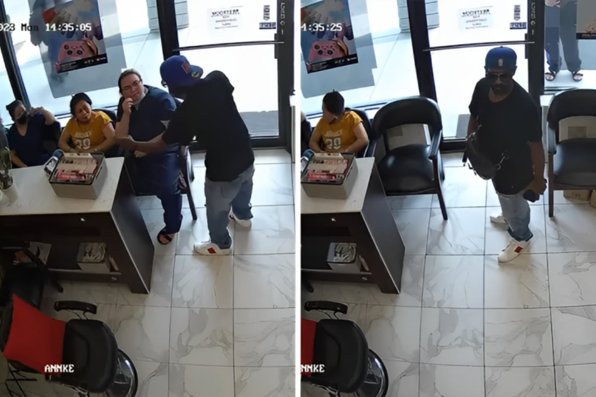 Watch Video: Robber Gives Up as Store Patrons Ignore Him